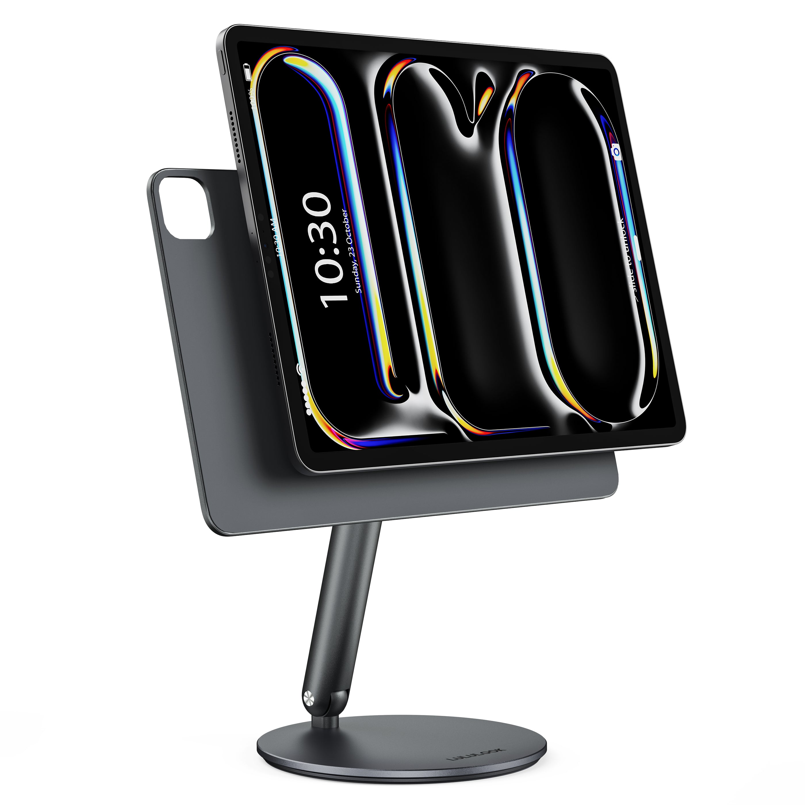 Lululook Foldable Magnetic iPad Stand, Magnetic iPad Pro Holder for Desk